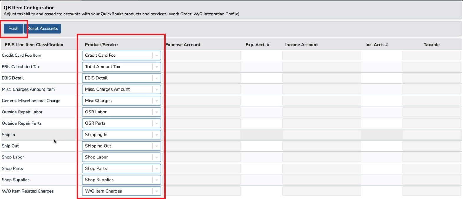 QuickBooks Online - 3.1 Create a Work Order Config Profile