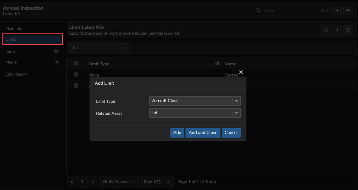 Create and Manage Labor Kits & ATA Codes