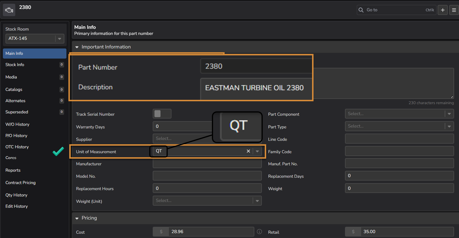 Units of Measurement (UOMs)