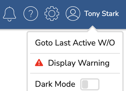 Screen Resolution Display Warning