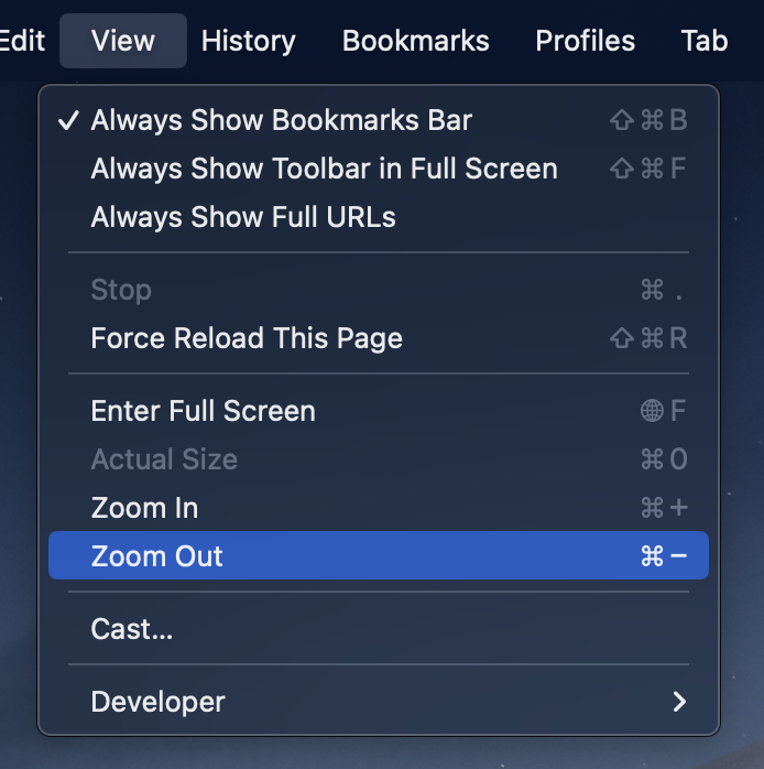 Screen Resolution Display Warning